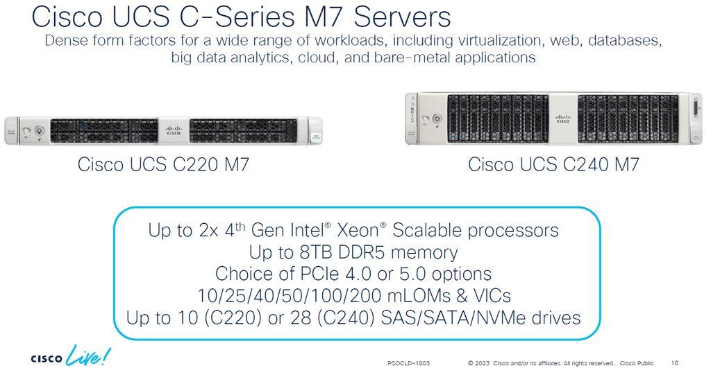 可搭28臺24Gb SAS硬碟，思科UCS伺服器邁入M7世代 | iThome